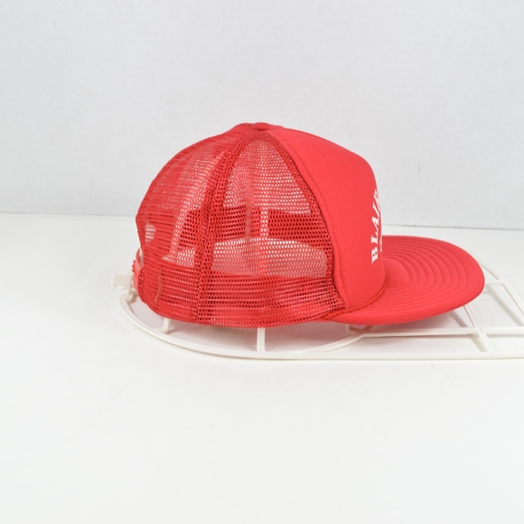 Vintage | Accessories | Vintage Blair Racing Roped Snapback Hat Cap Red ...